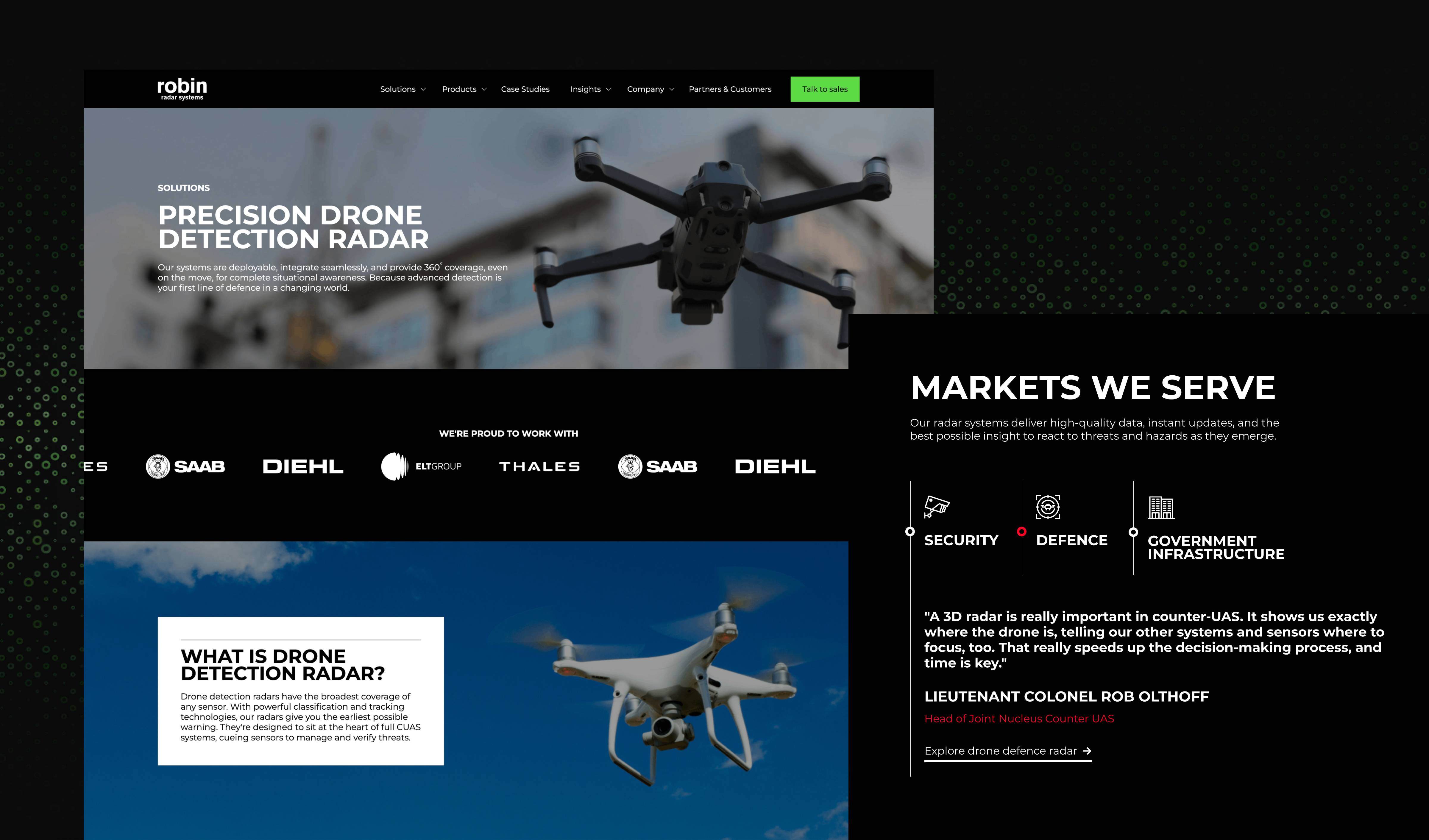 Robin Radar Website | Blend